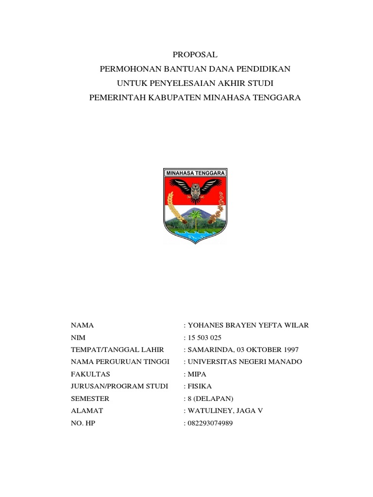 PROPOSAL Beasiswa | PDF