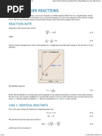 Second Order Reaction - Definition and Derivation For Rate Law and Half ...