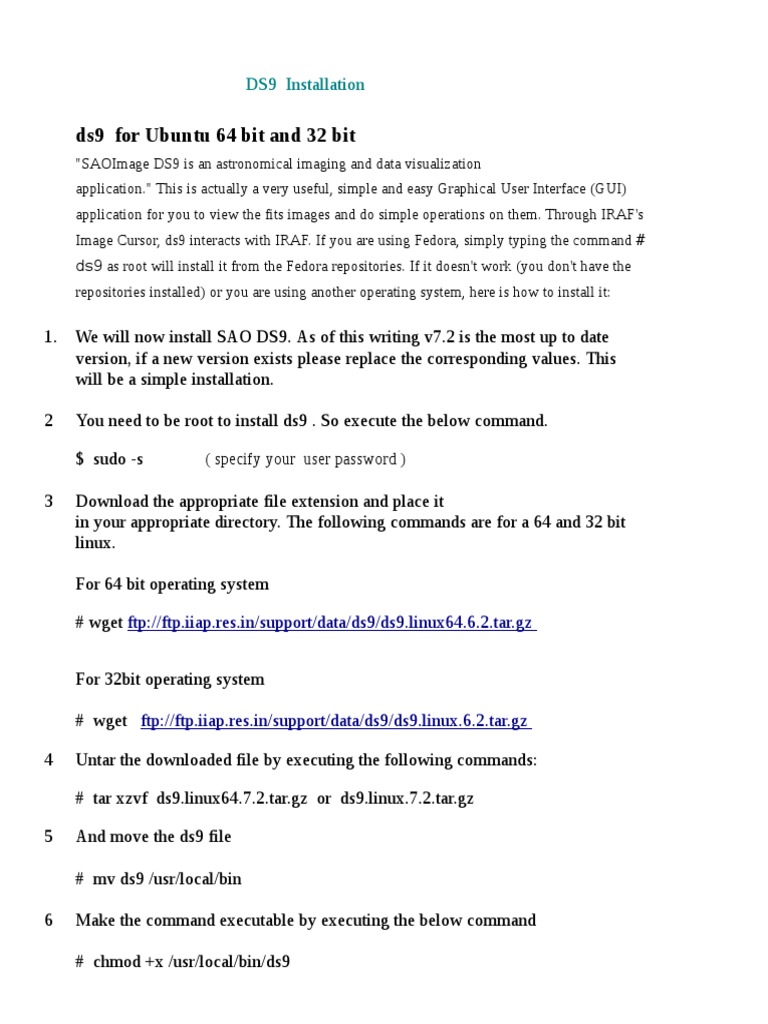 DS9 Ubuntu | PDF