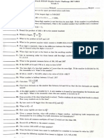 RMA KS2 Answer Sheet | PDF