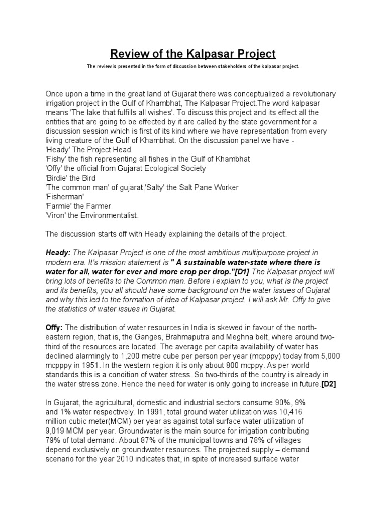 Kalpsar PDF | PDF | Spawn (Biology) | Reservoir