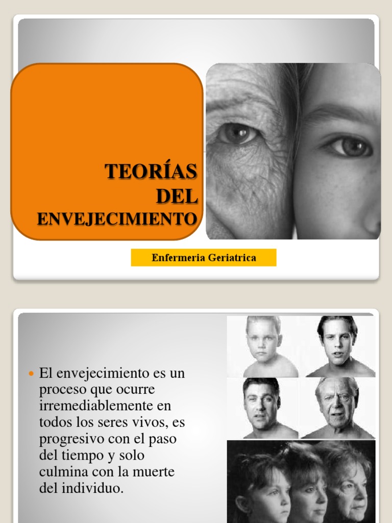 Teorias Del Envejecimiento | PDF | Envejecimiento | Antioxidante