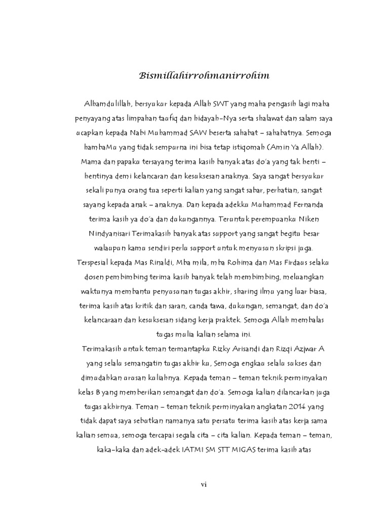 Contoh Lembar Persembahan | PDF