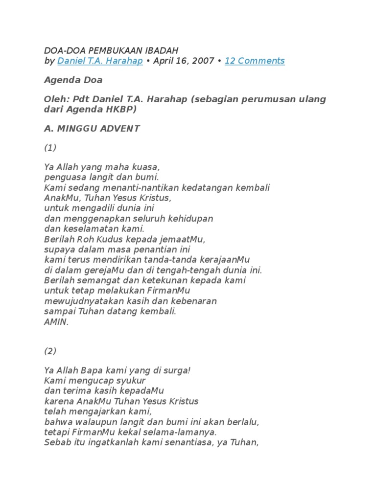 Kumpulan Doa | PDF