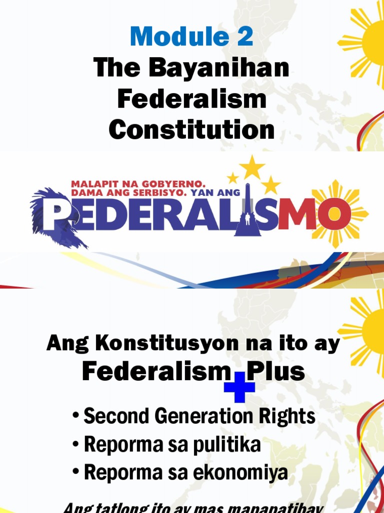 A Proposed Framework for Federalism in the Philippines: Key Elements ...