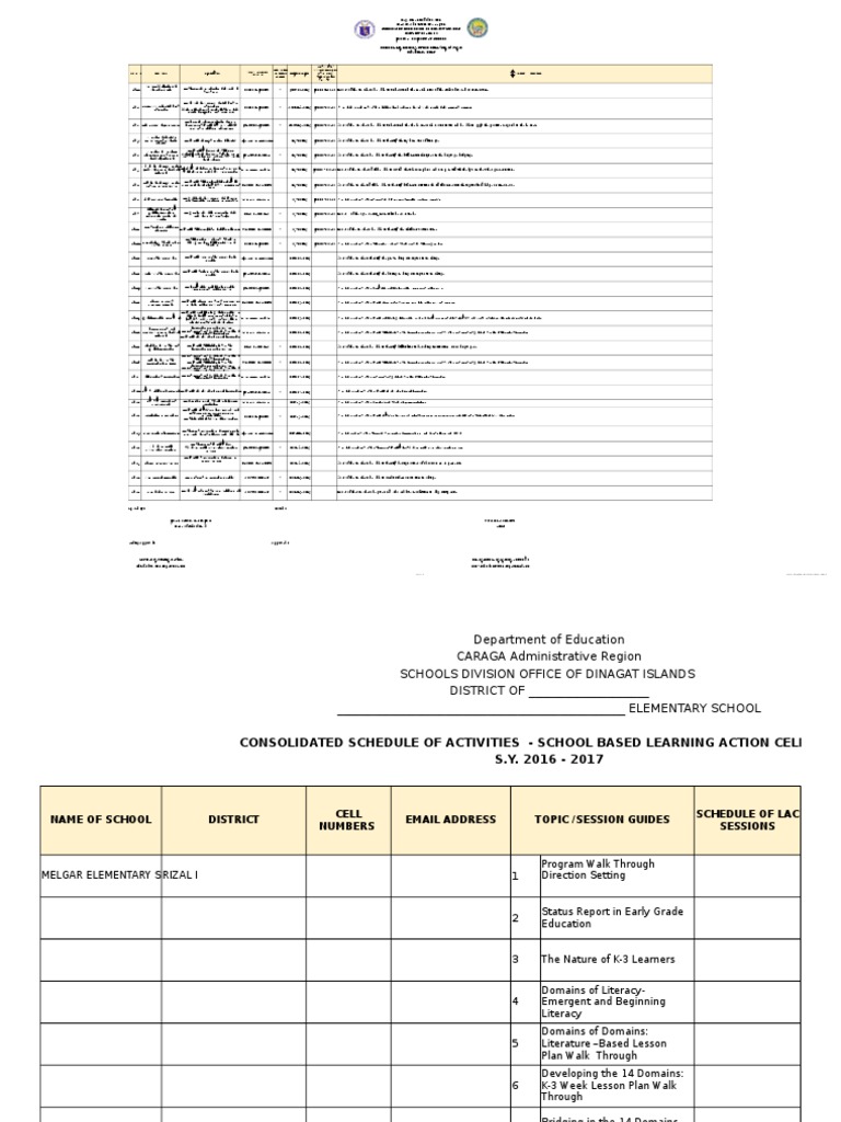 SLAC Action Plan 2016-2017 Overview | PDF | Differentiated Instruction | Phonics