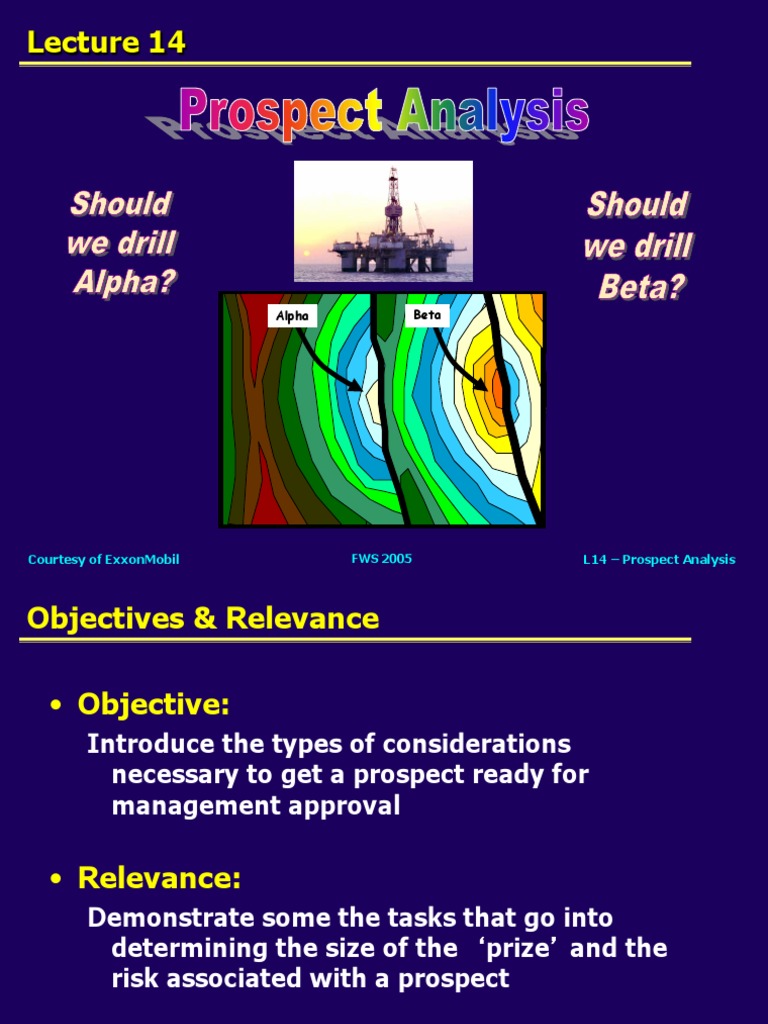 Prospect Evaluation and Risk Assessment | PDF | Petroleum Reservoir ...