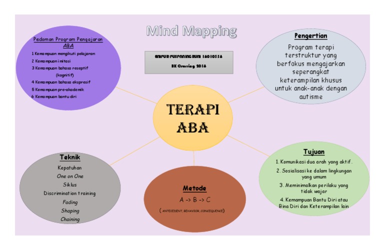 Mind Map Terapi Aba | PDF