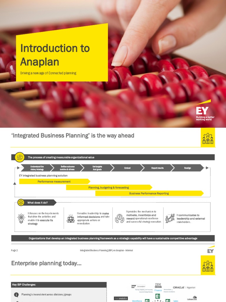 Anaplan Introduction Final | PDF | Strategic Management | Performance ...