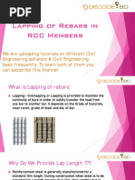 Lap Length Calculation in RCC Structures | PDF | Reinforced Concrete ...