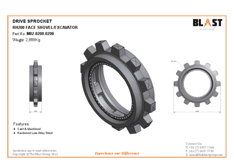 RH200 Drive Sprocket | PDF