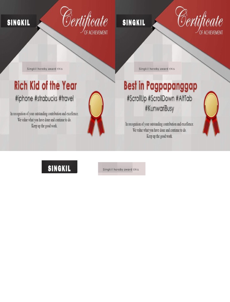 Awards Na Kalokohan | PDF