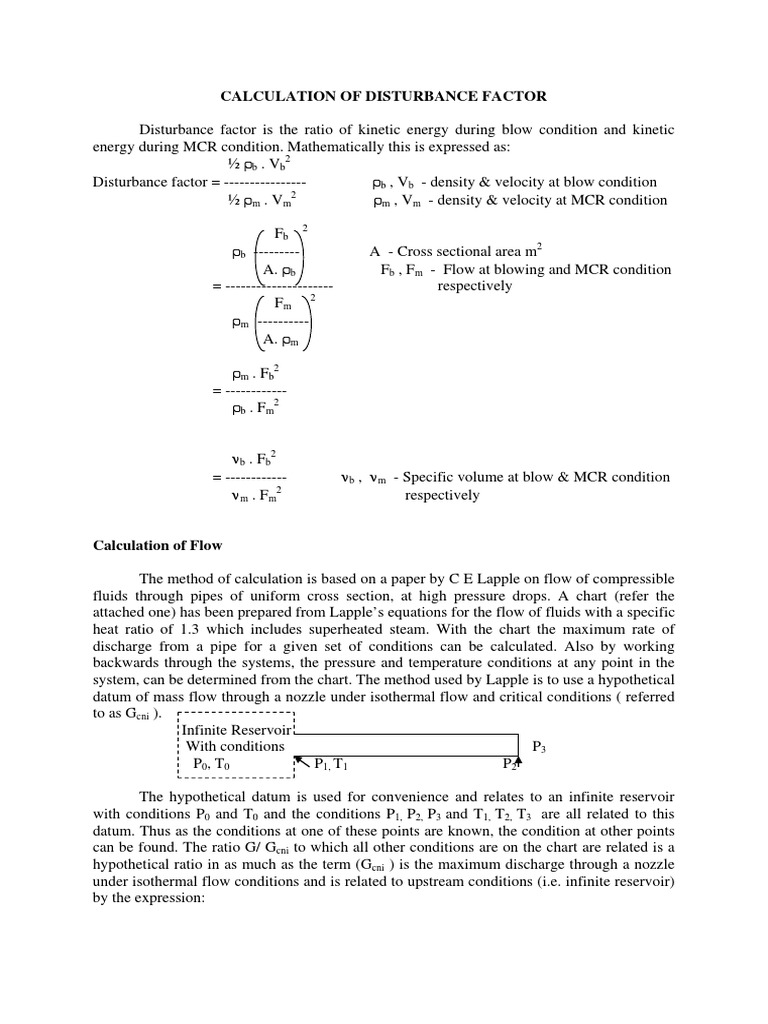 Disturbance Factor | PDF | Nozzle | Fluid Dynamics
