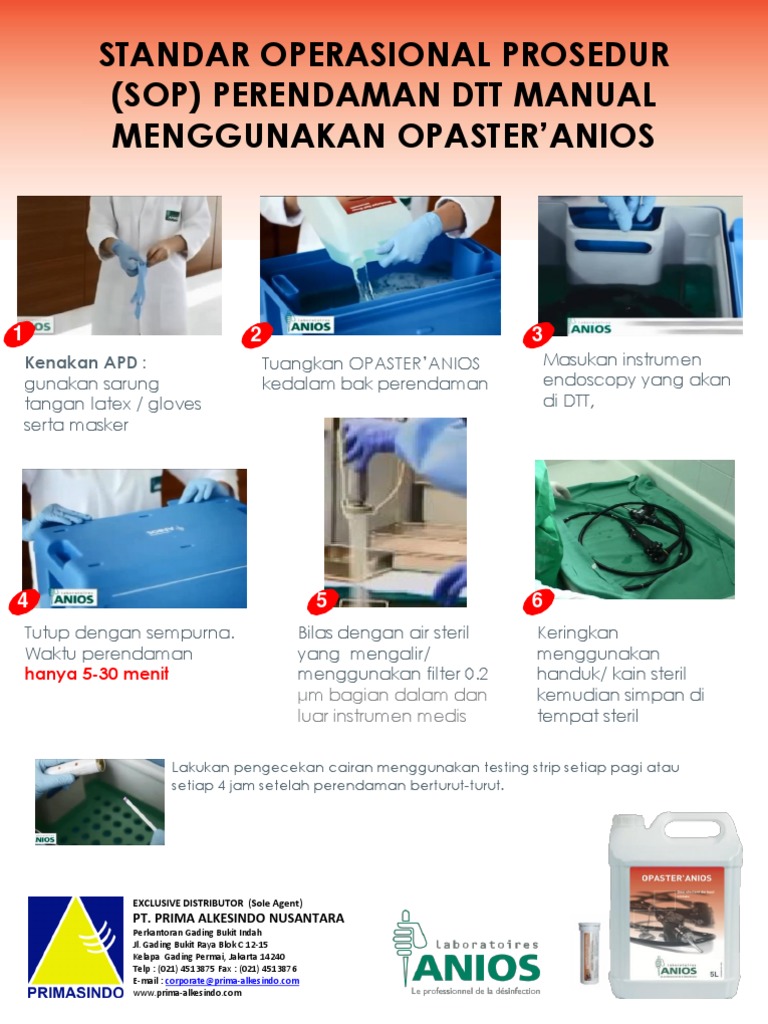 SOP Penggunaan OPASTER'ANIOS PDF | PDF