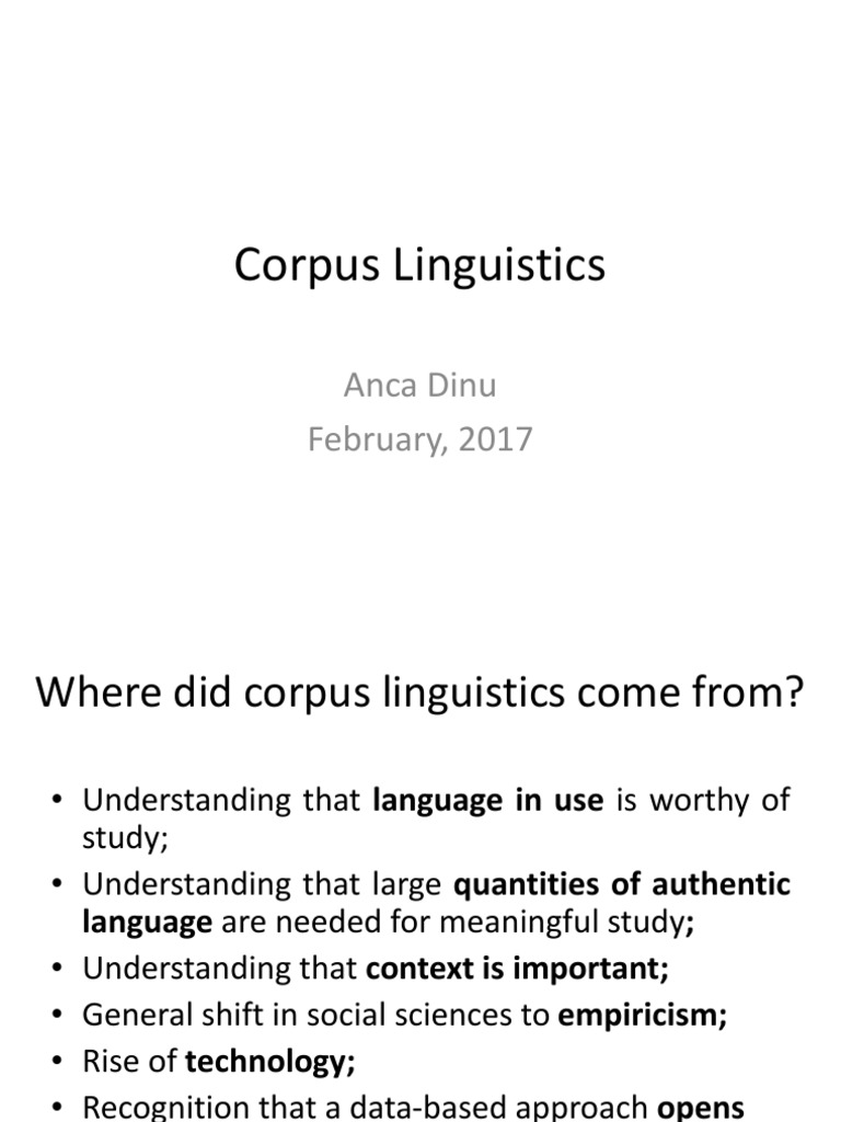 Corpus Linguistics | PDF | Linguistics | Semiotics