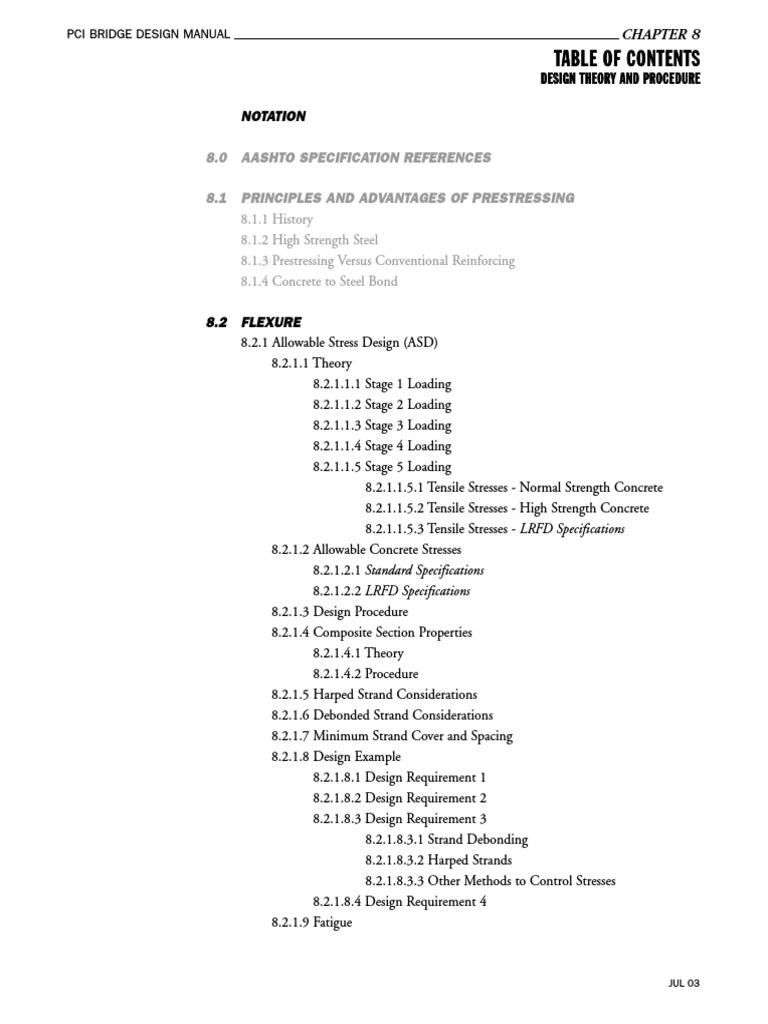 AASHTO Bridge Design | Download Free PDF | Beam (Structure) | Strength ...