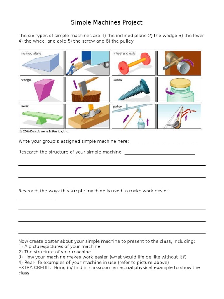 Simple Machines Project | PDF | Machines | Mechanical Engineering