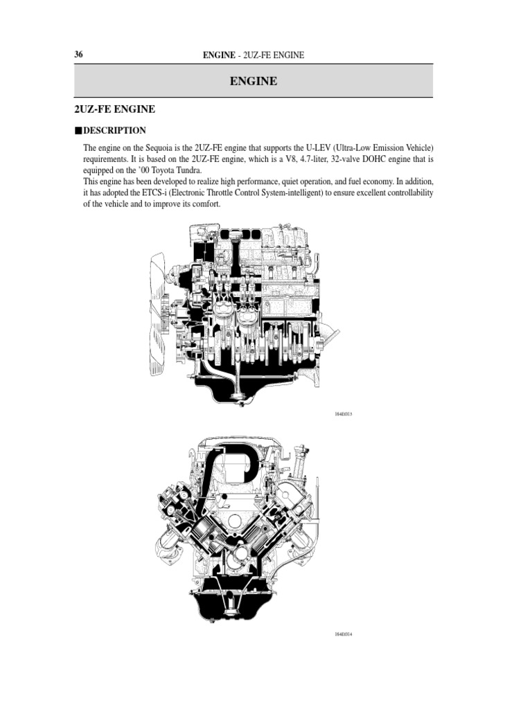 2uz-Fe Engine PDF | PDF | Throttle | Fuel Injection