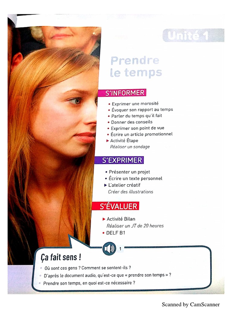 French B1 - Saison 3 - Unite 1 | PDF