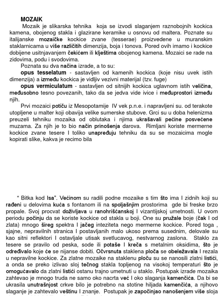 Mozaik | PDF