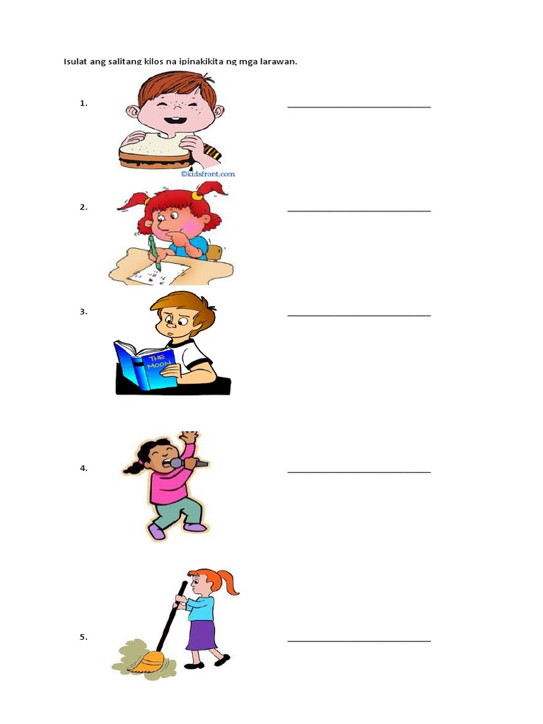 Kilos O Galaw Clipart Of Children
