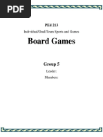 Sample Board Game Rules | PDF | Gaming | Games Of Mental Skill