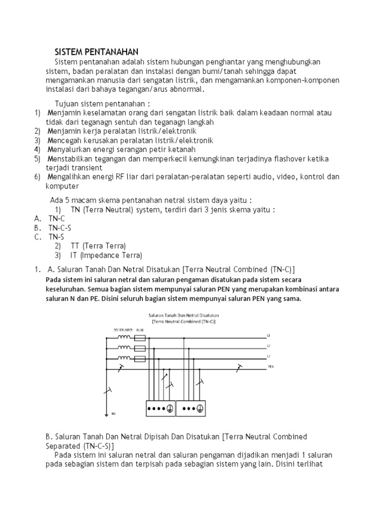 Sistem Pentanahan | PDF