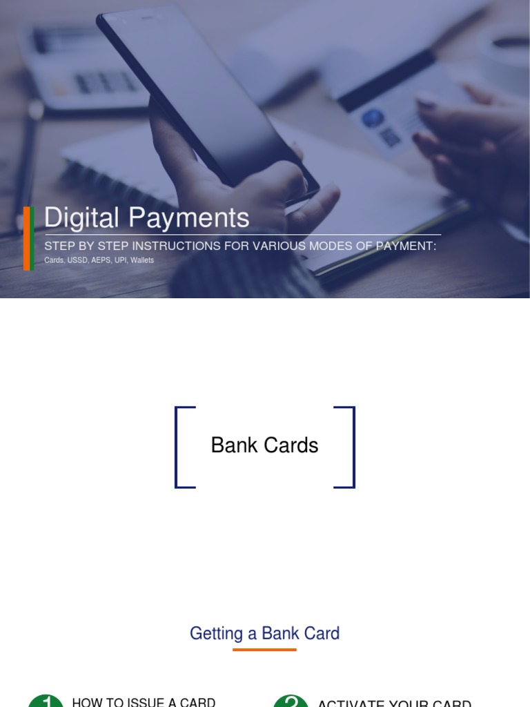Step-By-Step Presentation On Digital Payments PDF | PDF | Debit Card ...