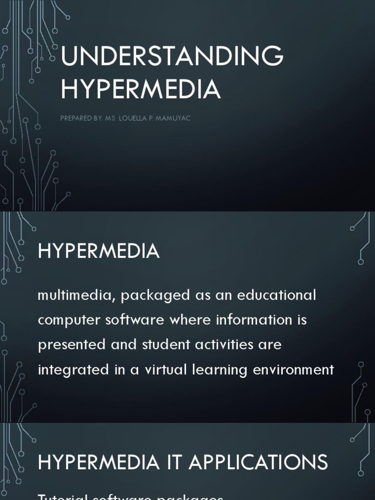 Key Features of Hypermedia Applications | PDF | Internet | World Wide Web