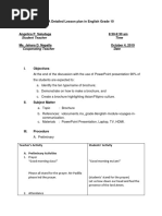 Lesson Plan Table Skirting | PDF | Lesson Plan | Behavior Modification