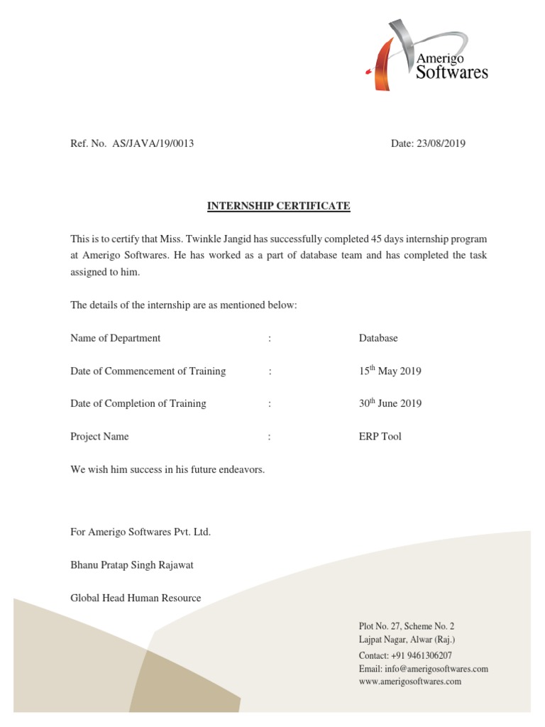 Relieving Letter | PDF