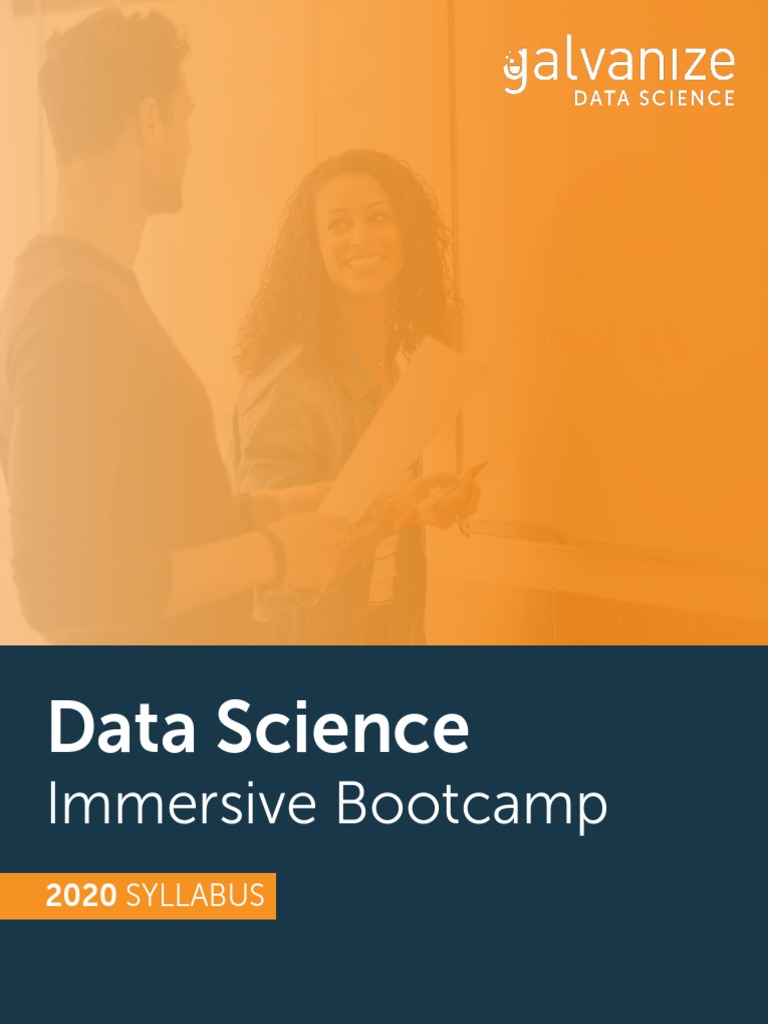 Data+Science+Immersive+Bootcamp+Syllabus Galvanize | PDF | Machine Learning | Statistics