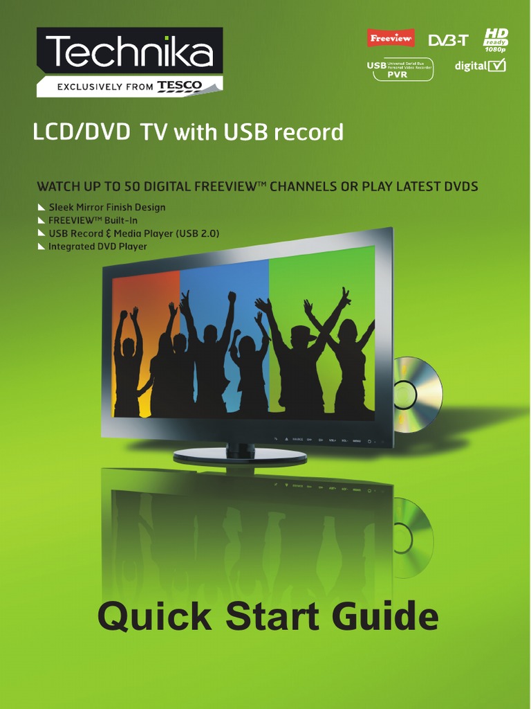 Quick Start Guide Technika LCD TV 24 - 644 PDF | PDF | Usb Flash Drive ...