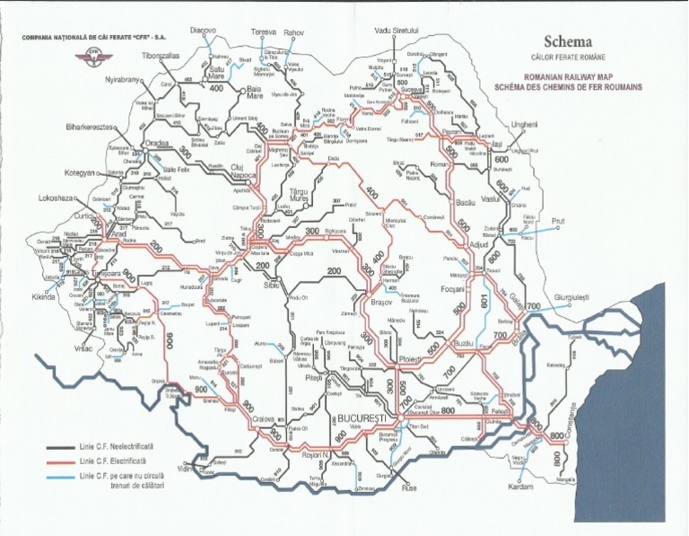Harta-Schema CFR PDF | PDF