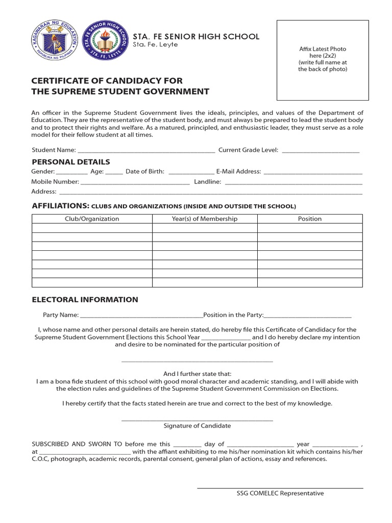 Coc SSG | PDF | Social Institutions | Social Science