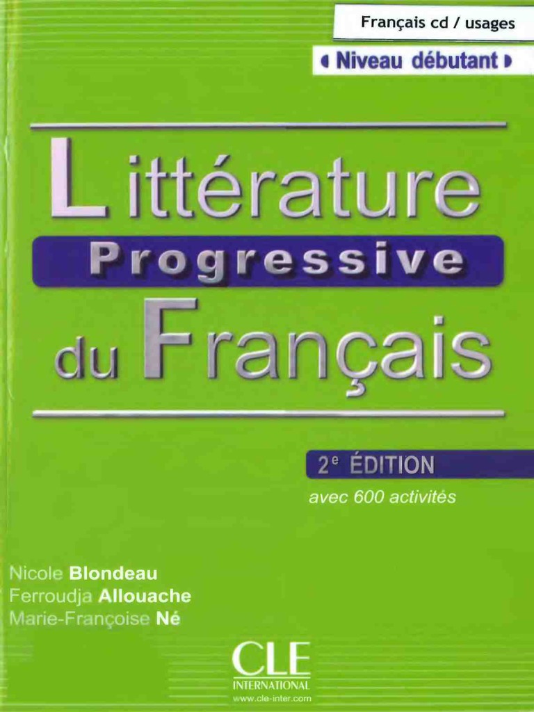 Littérature Progressive Du Français PDF | PDF
