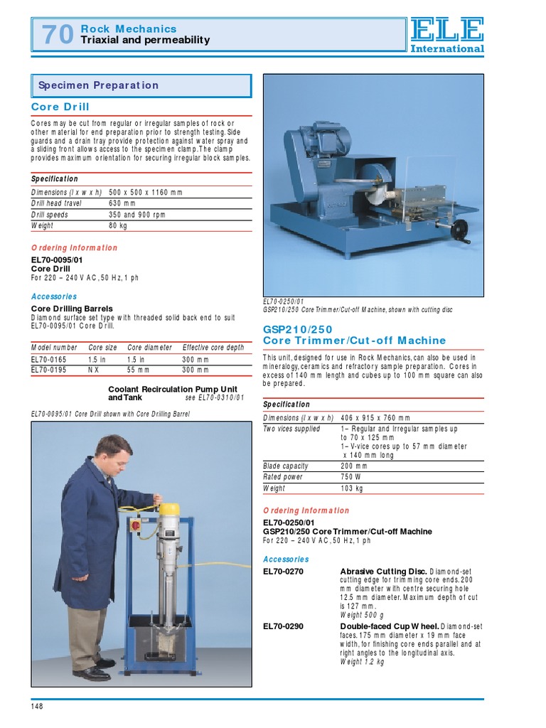Core Drill | PDF | Permeability (Earth Sciences) | Drill