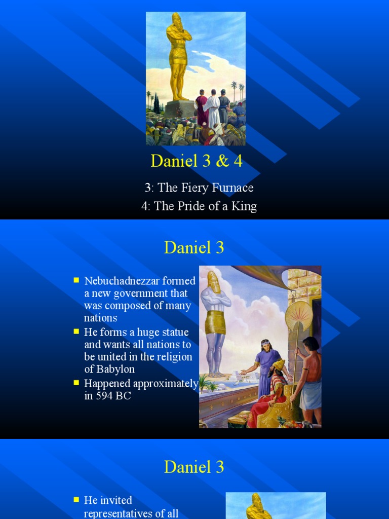 03-Daniel 3-4 | PDF | Book Of Daniel | Daniel (Biblical Figure)