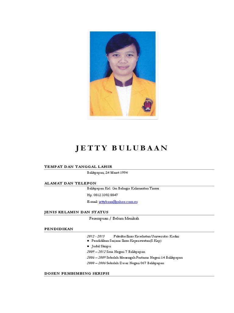 CV Jetty | PDF