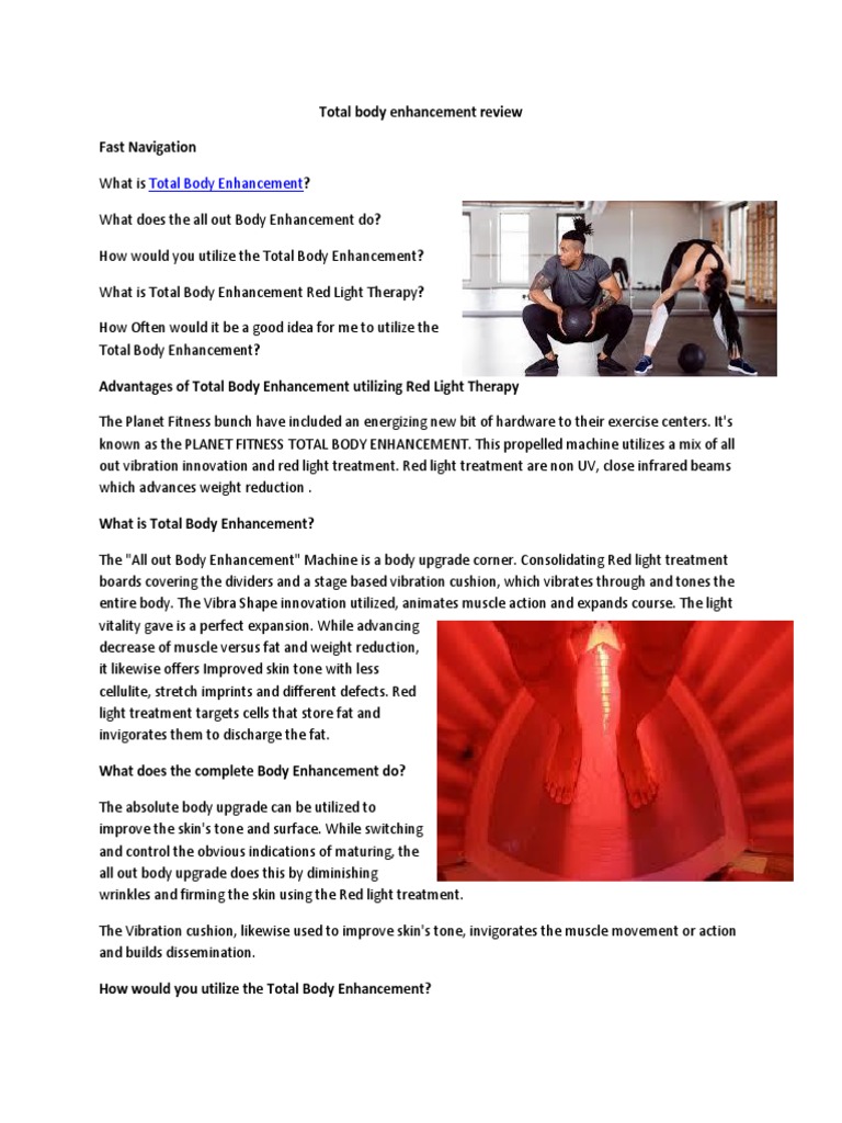 Total Body Enhancement Review | PDF