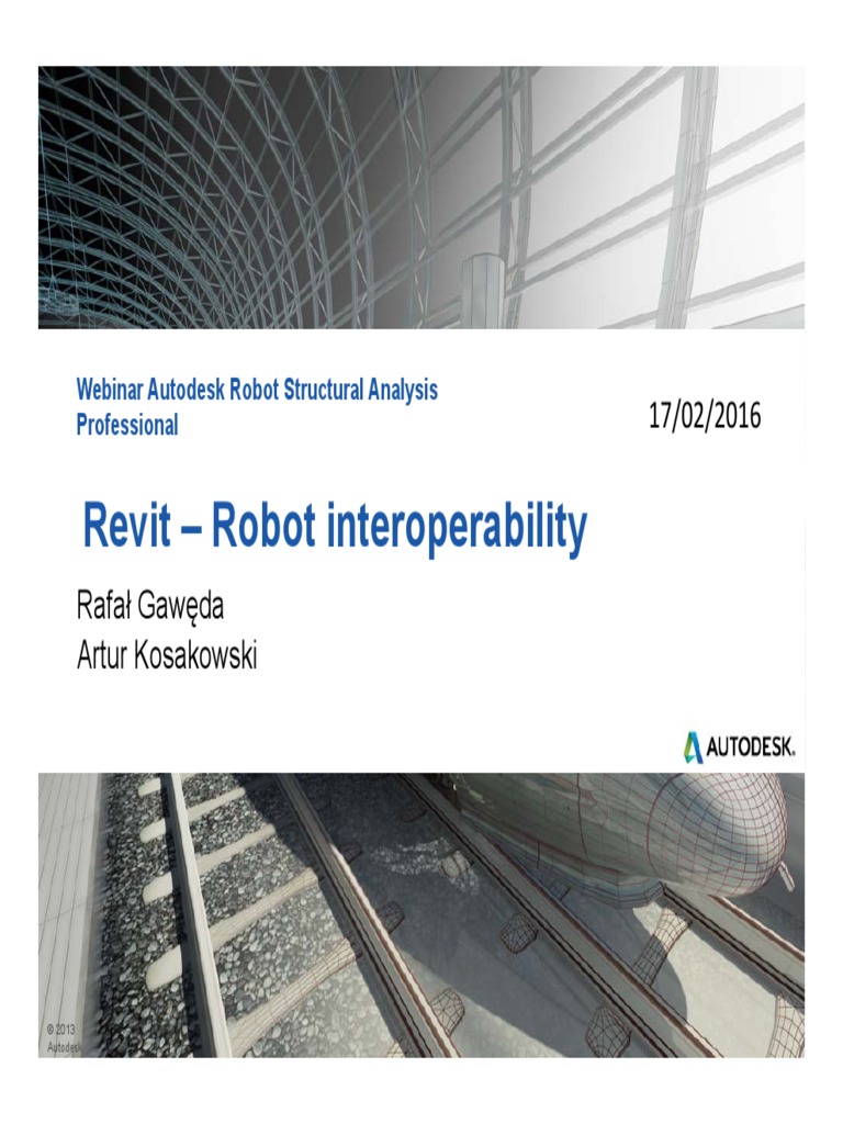 Webinar N°10 Revit - Robot Interoperability | PDF | Autodesk Revit ...