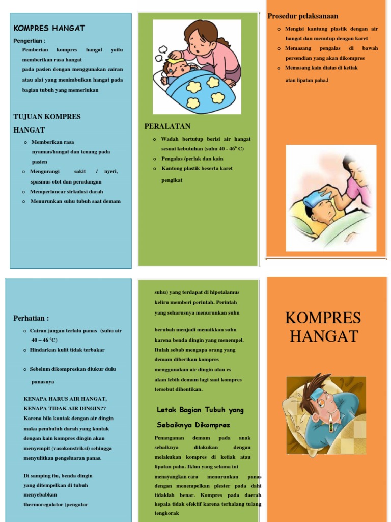 Leaflet Kompres Hangat | PDF