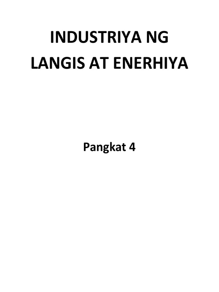 Langis Sa Pilipinas