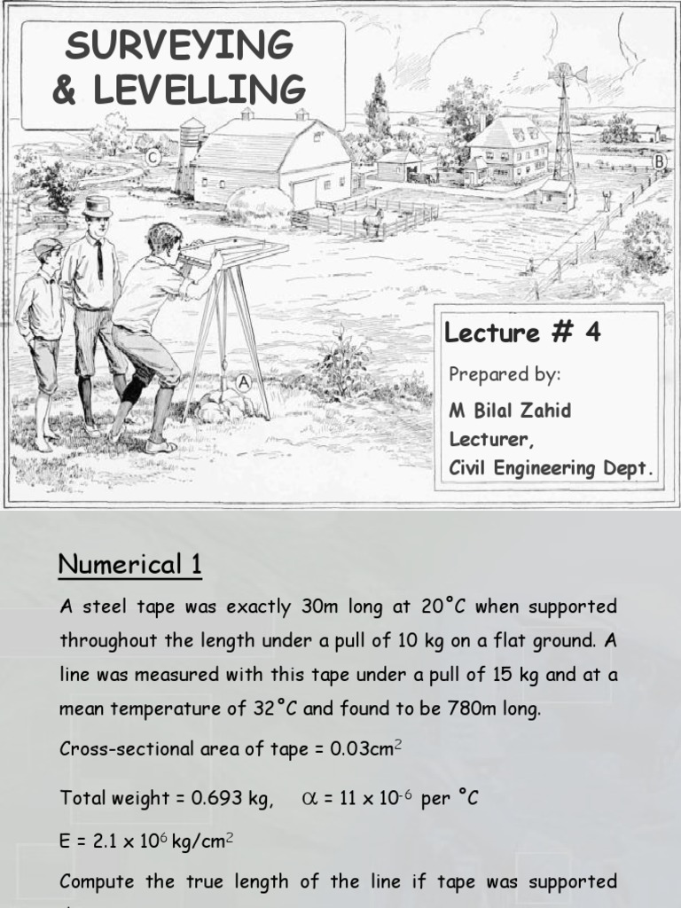 Accurately Measuring Lengths Through Surveying and Levelling Techniques | PDF | Integrated Truss ...