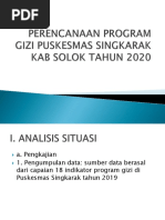 Indikator Kinerja Program Gizi 2020 - 2024 | PDF