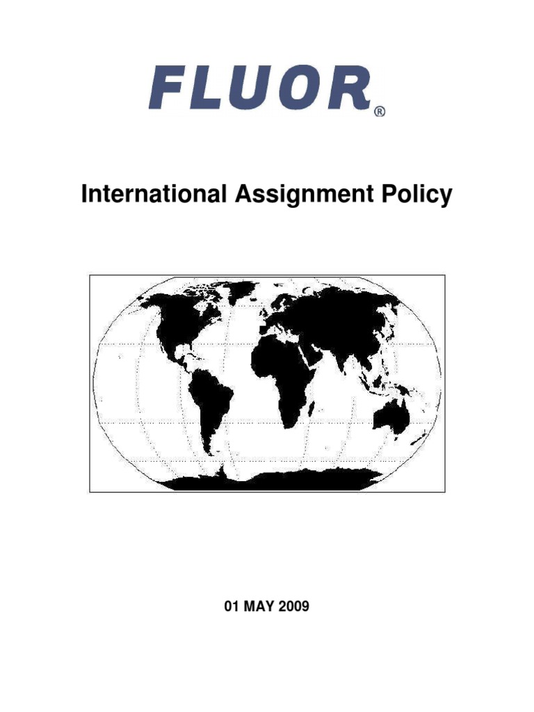 Fluor Corp International Assignment Policy 2009 PDF | PDF | Per Diem ...