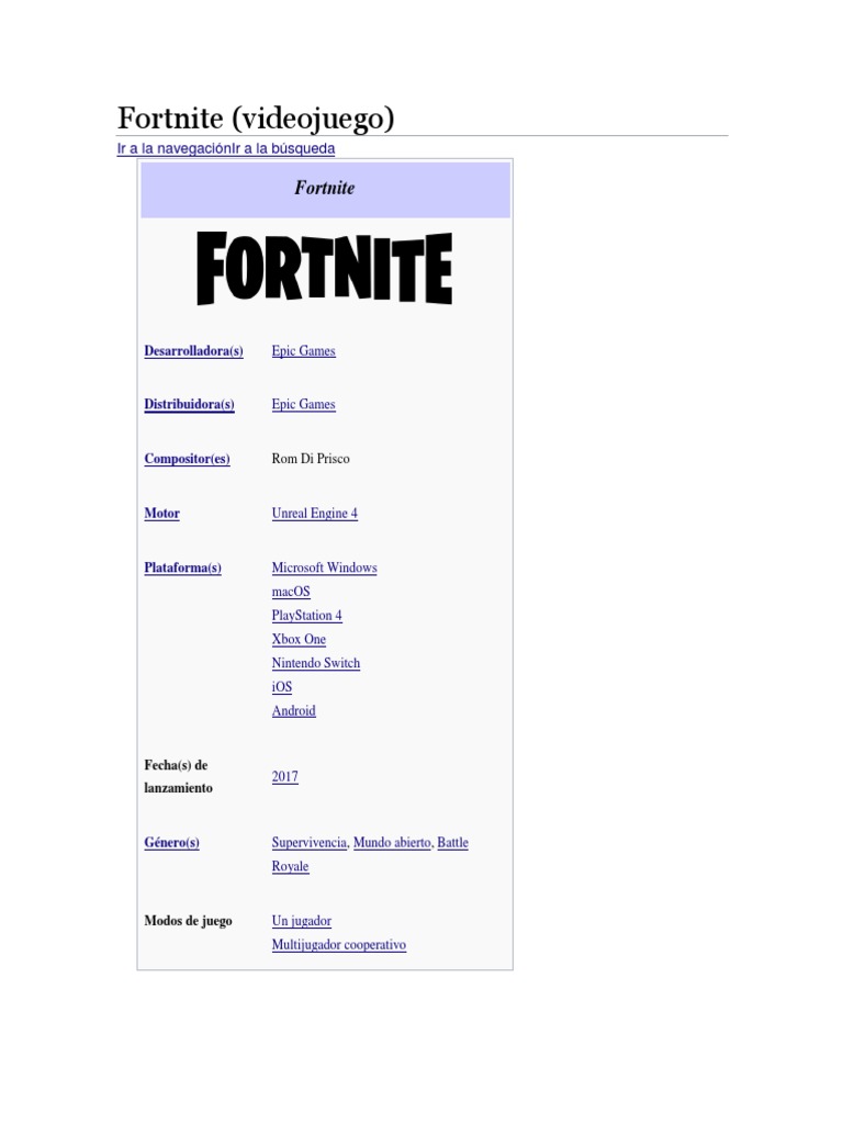 Fortnite | PDF | Juego de azar | Ocio