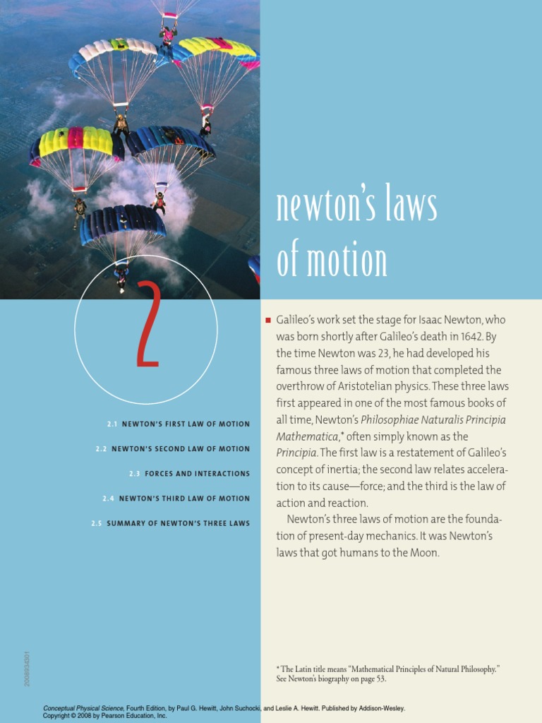 Newton's Laws | PDF | Inertia | Force