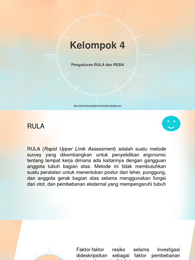 Ergonomi RULA & REBA Kel Revisi.4 | PDF