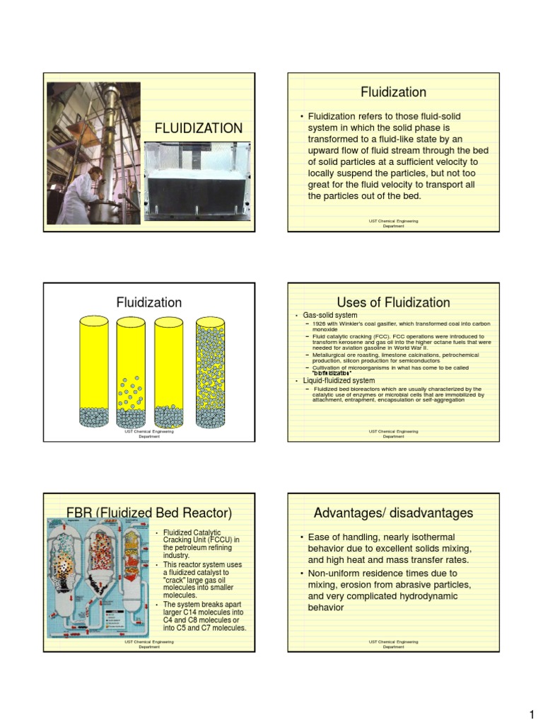 Unit 4 Fluidization PDF | PDF | Fluidization | Gases